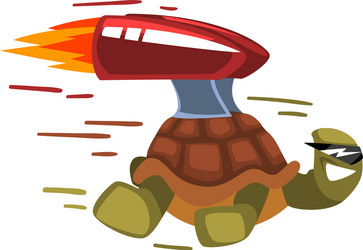 Cute Turtle Cartoon Running Vector Images (over 290)