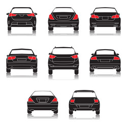 Car icon set Royalty Free Vector Image - VectorStock
