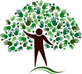 Hope hands Royalty Free Vector Image - VectorStock