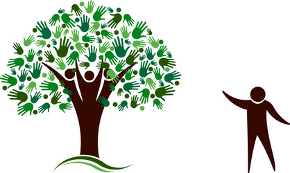 Hope hands Royalty Free Vector Image - VectorStock