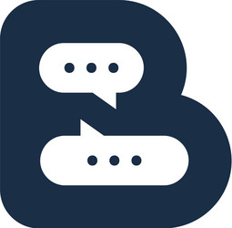 Music note chat logo design inspiration Royalty Free Vector