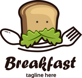 Breakfast icon or logo design Royalty Free Vector Image