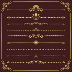 Vintage big set of horizontal patterns Royalty Free Vector