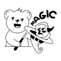 Magic trick Royalty Free Vector Image - VectorStock