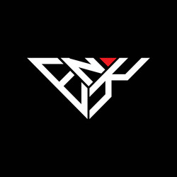 Enk letter logo creative design with graphic Vector Image