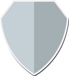 Blank shield icon Royalty Free Vector Image - VectorStock