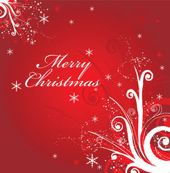 Red christmas background Royalty Free Vector Image