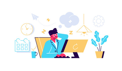 Lazy Worker Vector Images (over 1,400)