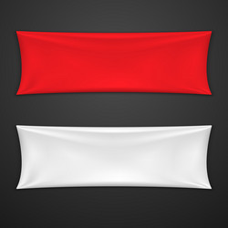 White medieval template banners Royalty Free Vector Image