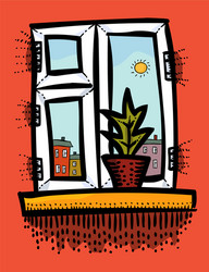 Cartoon image of window icon symbol set Royalty Free Vector