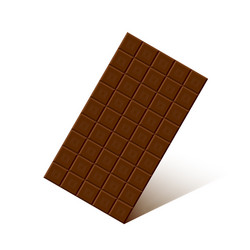 Realistic detailed 3d chocolate set Royalty Free Vector