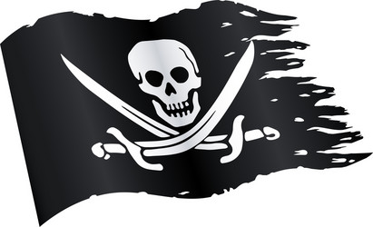 Torn Pirate Flag