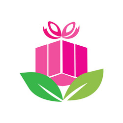 Gift logo Royalty Free Vector Image - VectorStock