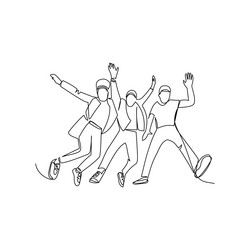 Boy Male Outline Teen Young Vector Images (over 290)