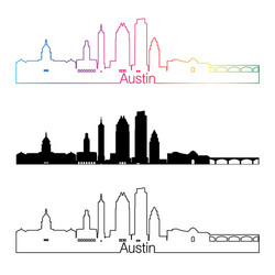 Austin Skyline Vector Images (over 240)