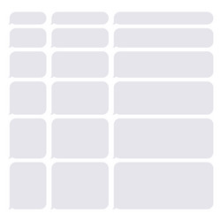 Blank message bubbles chat or messenger Royalty Free Vector