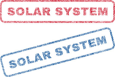 Solar textile stamp Royalty Free Vector Image - VectorStock