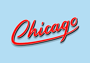 Chicago Lettering Drawn Vector Images (46)