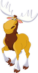 Moose Cartoon Vector Images (over 3,900)