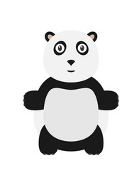Panda Front View Vector Images (66)