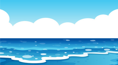 Ocean Scene Vector Images (over 17,000)