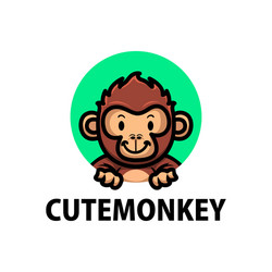 Cute monkey Royalty Free Vector Image - VectorStock