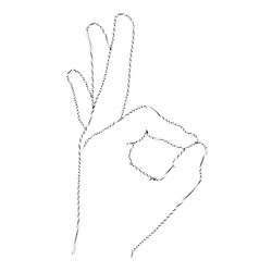 Hands gestures good gesture vintage halftone Vector Image