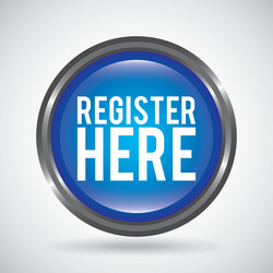 Login here register web button icon set signup Vector Image