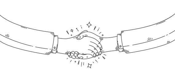 Draw Handshake Vector Images (over 2,300)