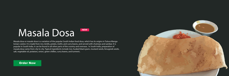 Masala Dosa Vector Images (91)