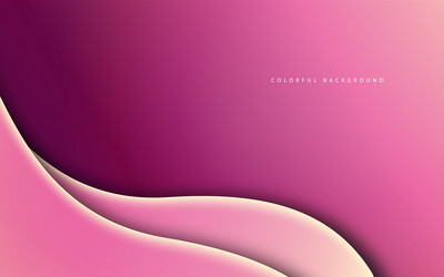 Abstract wave pink color background Royalty Free Vector