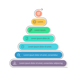 Circle base infographics template diagram banner Vector Image