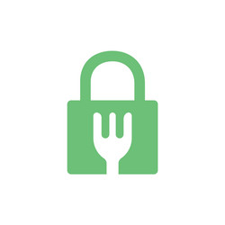 Food security logo design template Royalty Free Vector Image