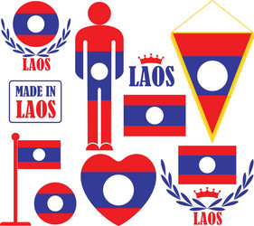 Laos Patuxai Monument Royalty Free Vector Image