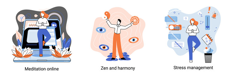 Self-management self regulation learning self Vector Image