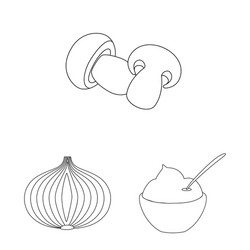 Design seasonin and ingredient logo Royalty Free Vector