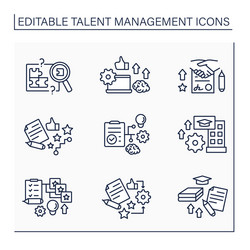 Talent Management Icon Vector Images (over 3,200)