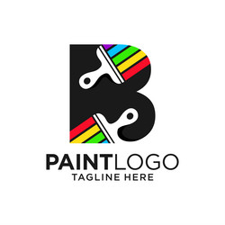 Initial creative logo template minimalist logo Vector Image