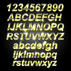Gold Letters Set Vector Images (over 17,000)