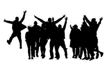 Welcoming Person Silhouette Vector Images (over 430)