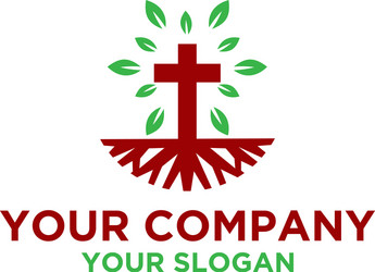 World church logo design Royalty Free Vector Image