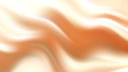 Smoky abstract brown wave flow on white background