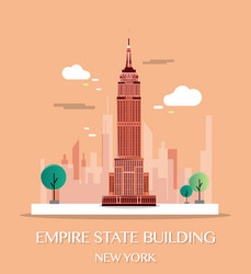Empire state building state building Royalty Free Vector