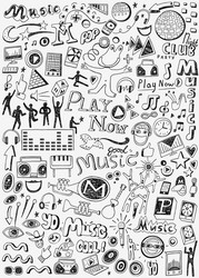 Music Doodles Vector Images (over 19,000)