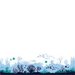 Seamless horizontal sea background Royalty Free Vector Image