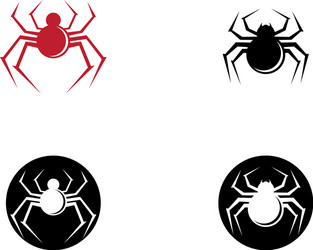 Spider symbol icon design Royalty Free Vector Image