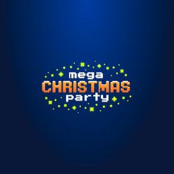 8 bit music party Royalty Free Vector Image - VectorStock