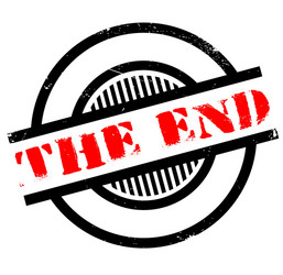 End rubber stamp Royalty Free Vector Image - VectorStock