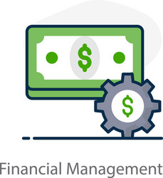 Financial management Royalty Free Vector Image