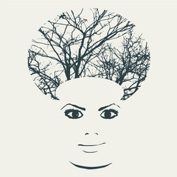 Multiple Head Silhouette Vector Images (over 130)